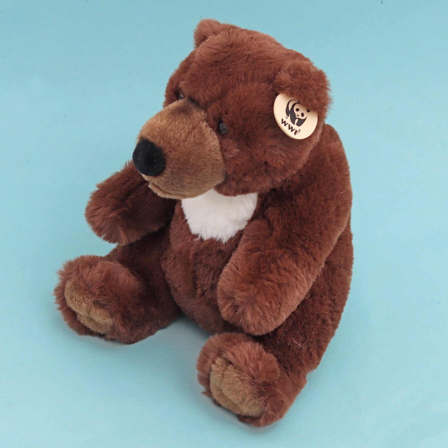 WWF Plush Grizzly Bear Brown