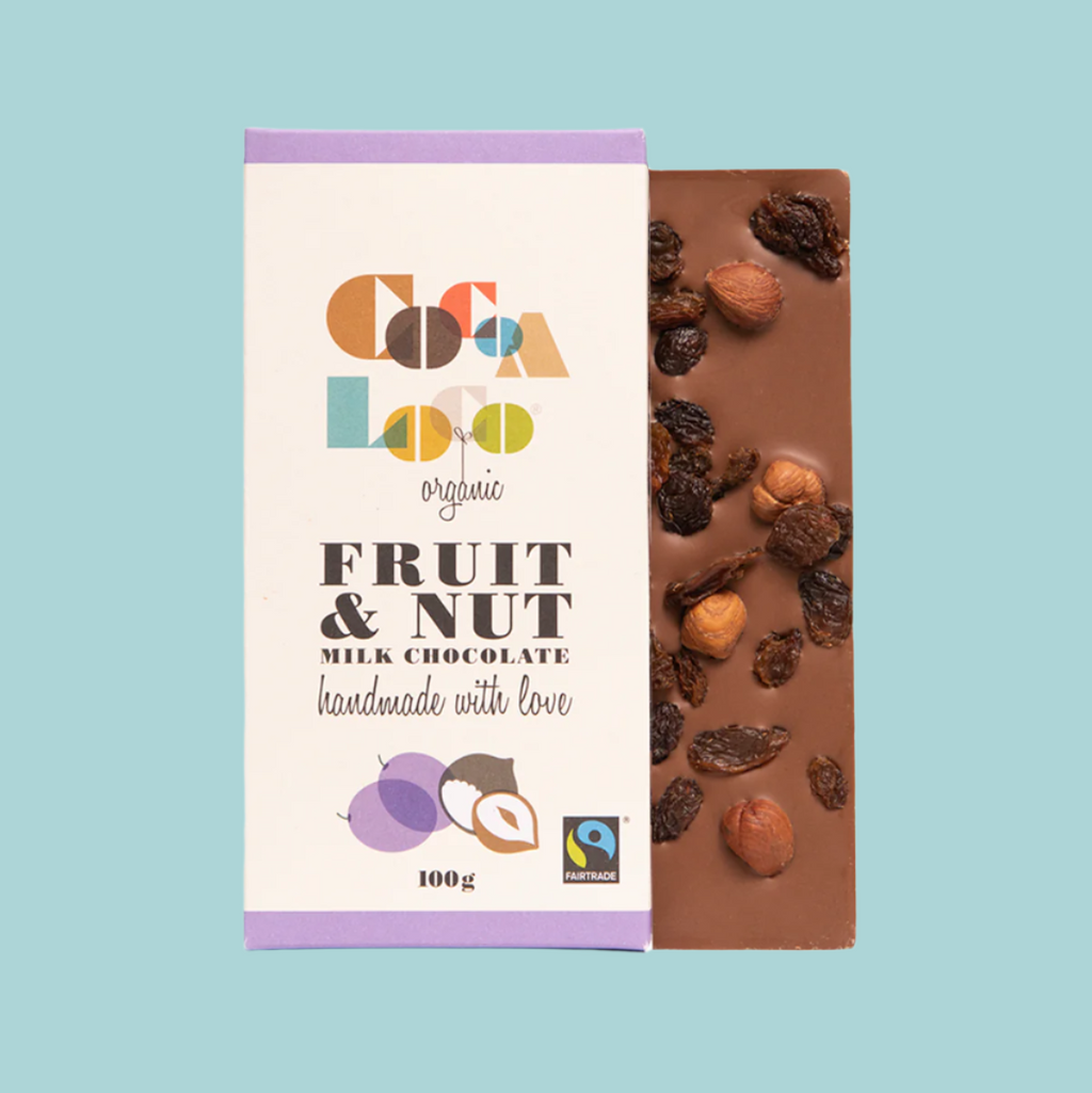 Cocoa Loco Organic Fruit & Nut Bar 100g