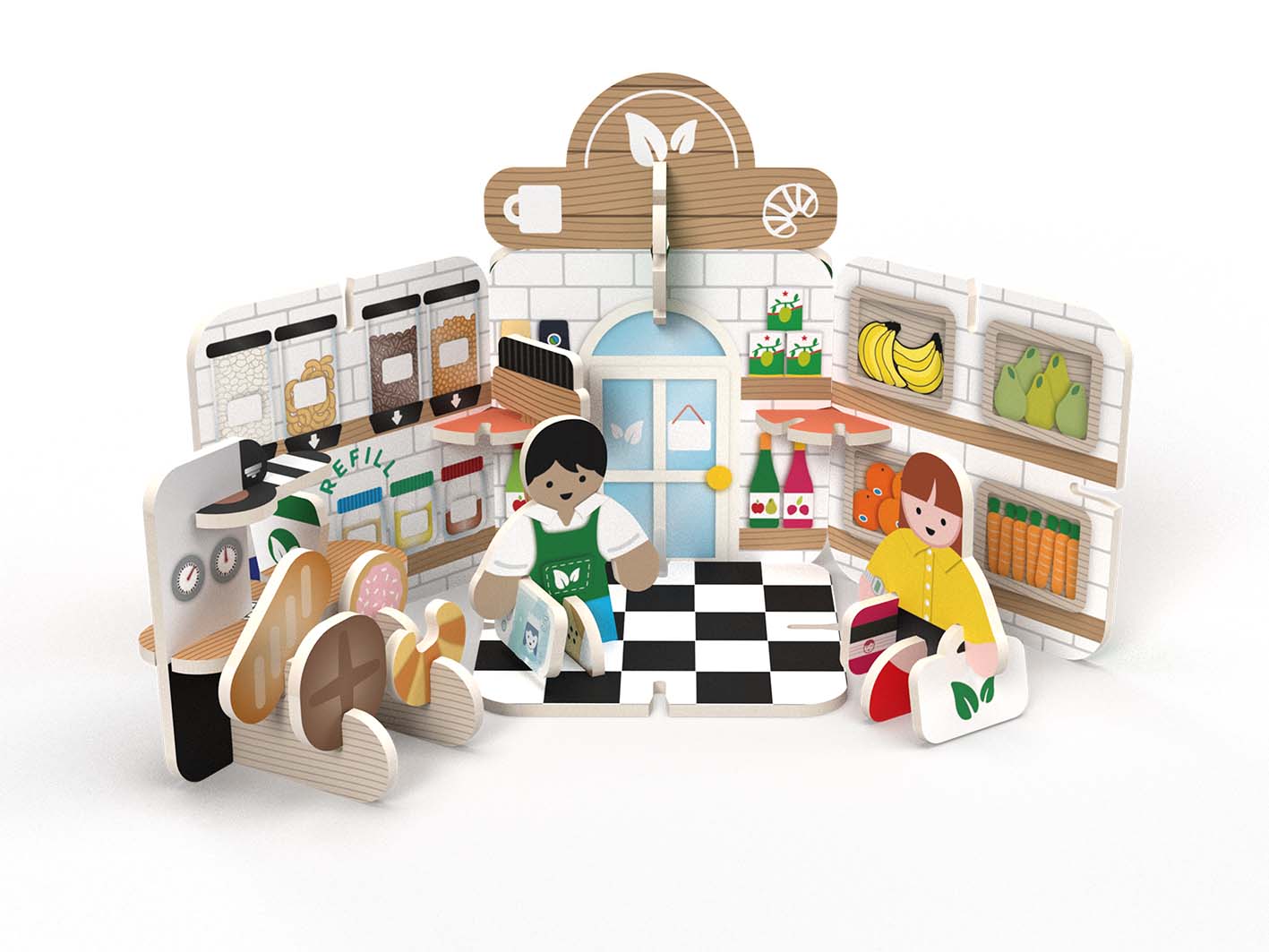 Pop-out & Build Mini Play Sets