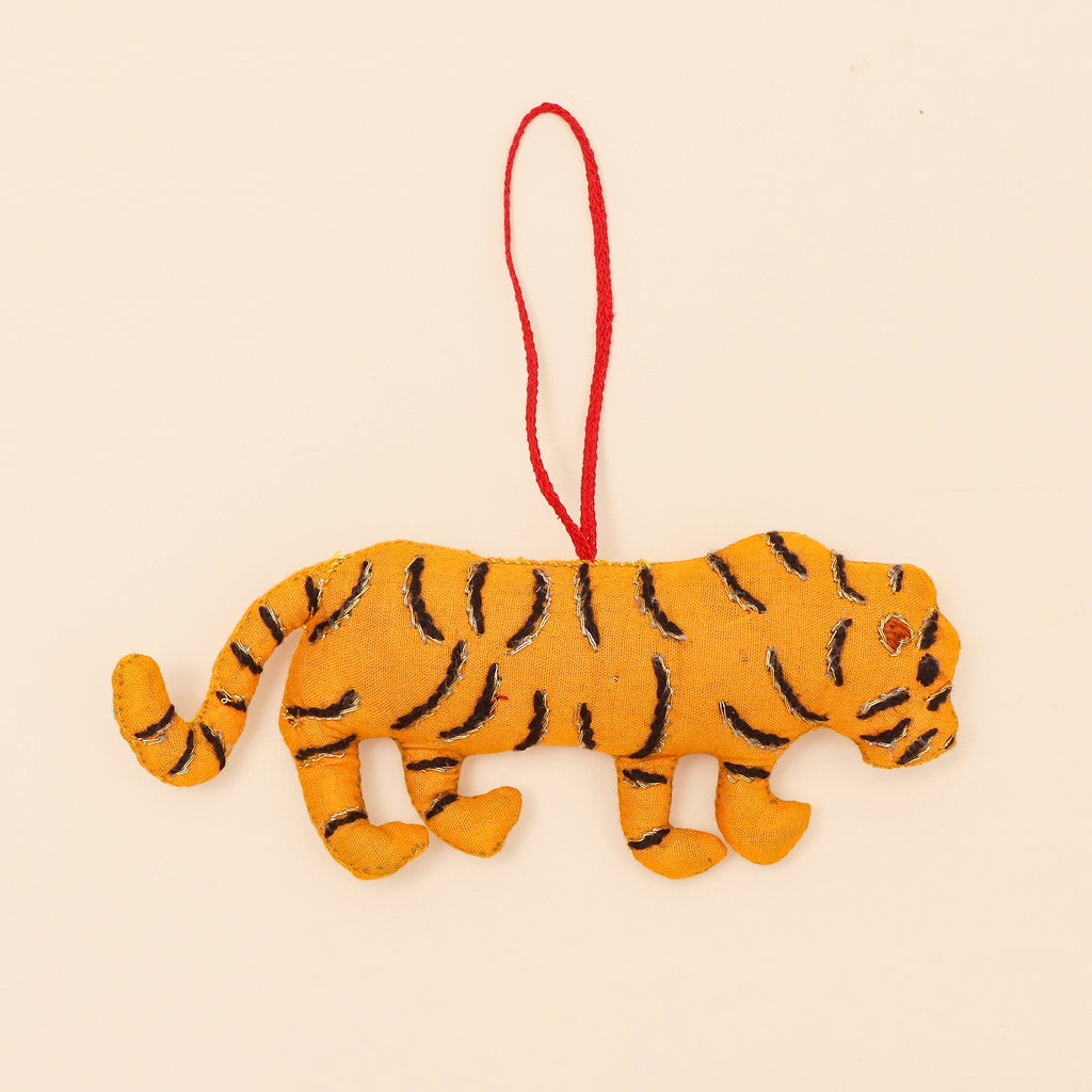Christmas Decorations - Sparkly Tiger